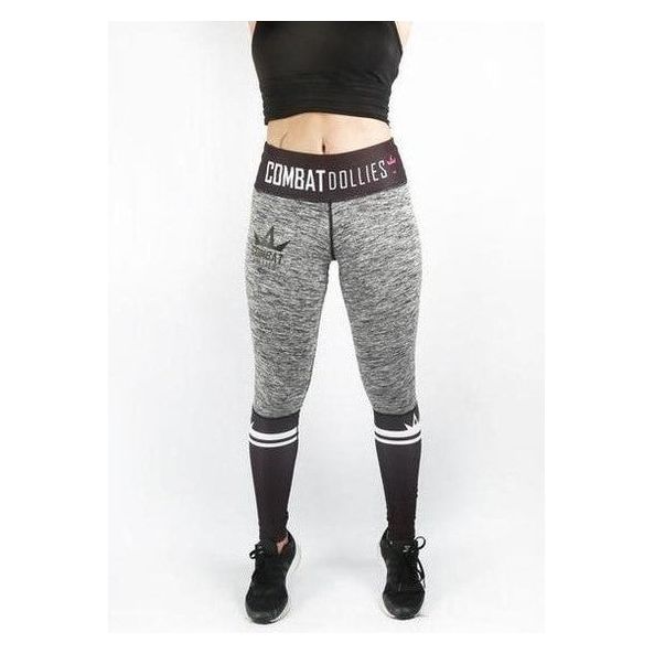 Combat Dollies Grey Crossfit Fitness Leggings – StepNPump