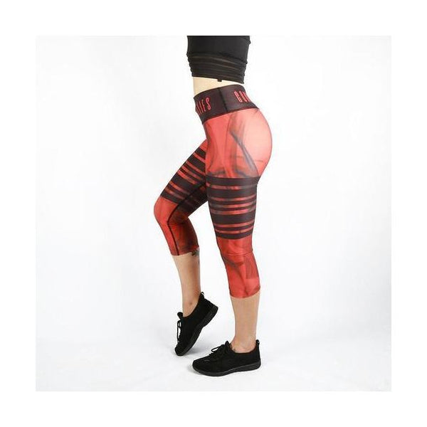 Combat Dollies Red Tribe Fitness Capris | Comfortable and cool. – StepNPump